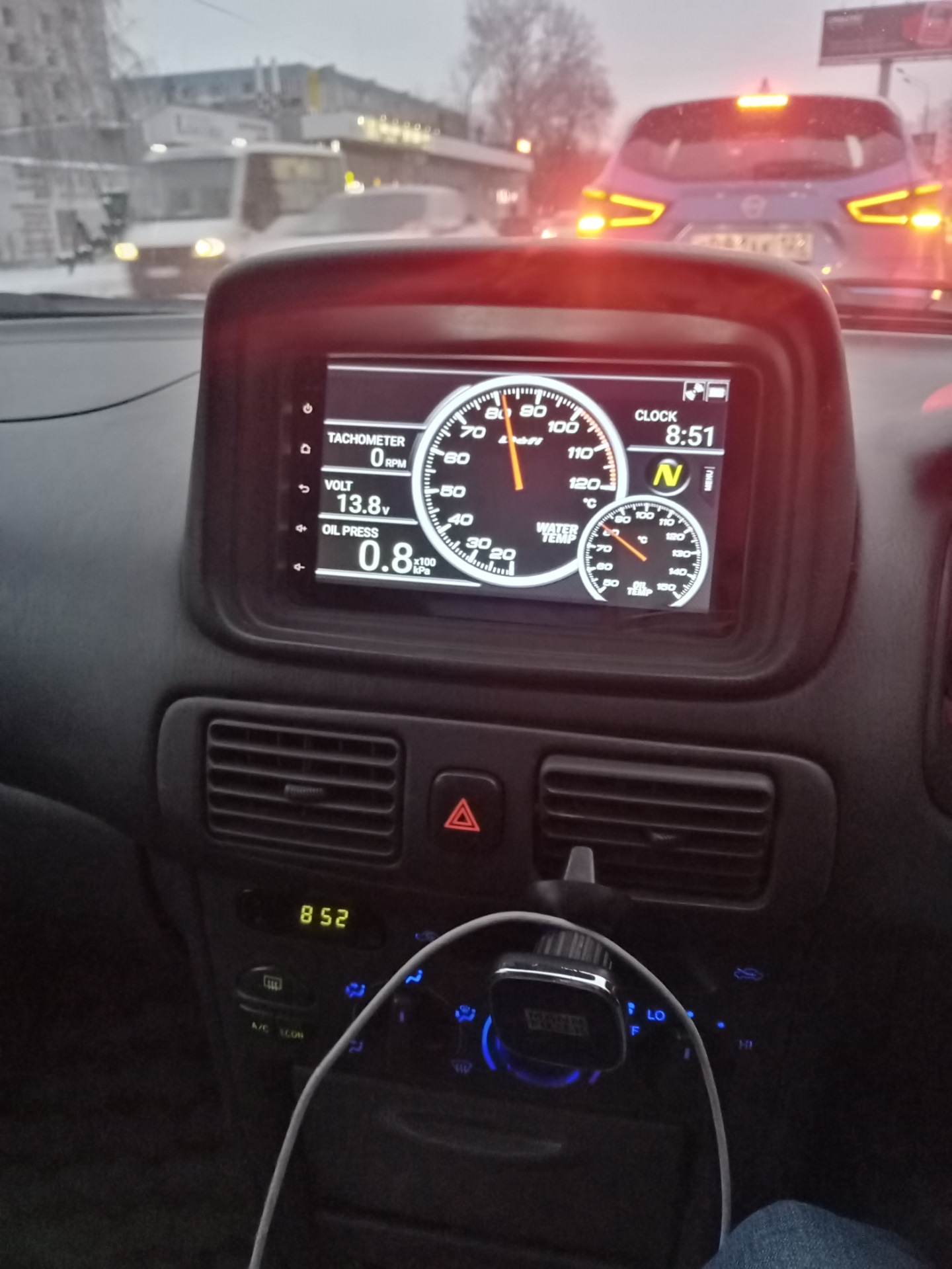 Консоль 2din НННАДА? Corolla, Sprinter, Carib ae110/11 темно серая ...