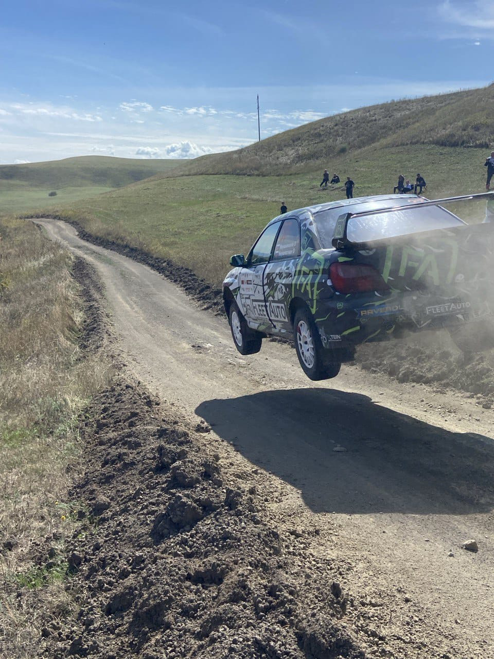 В работу залетает комплект боевых раллийных койловеров с байпасной ...