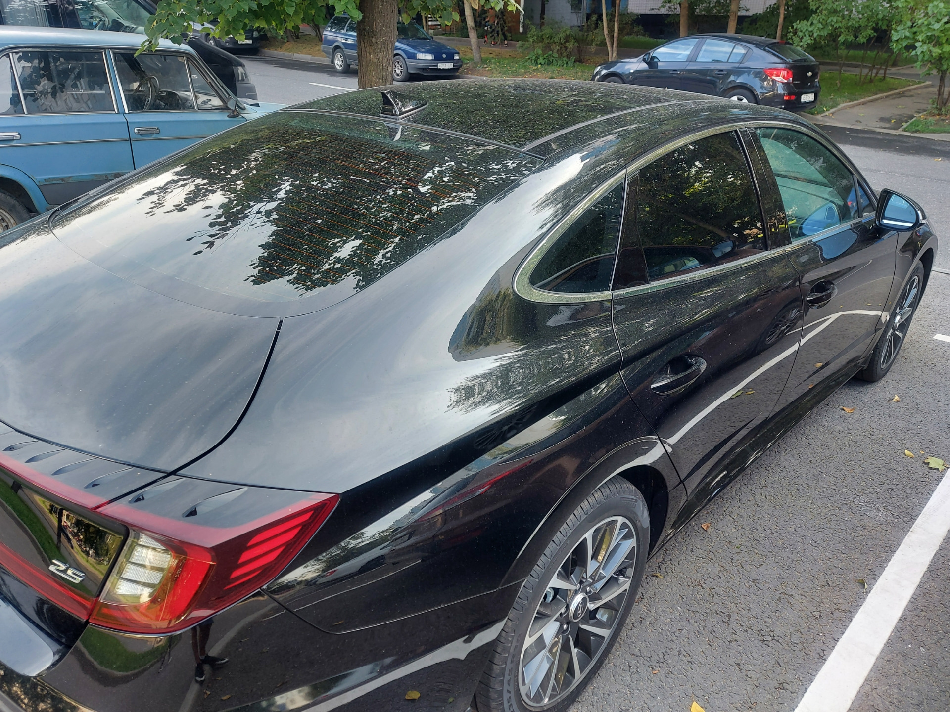 Тонировка — Hyundai Sonata VIII (DN8), 2,5 л, 2021 года | стайлинг | DRIVE2