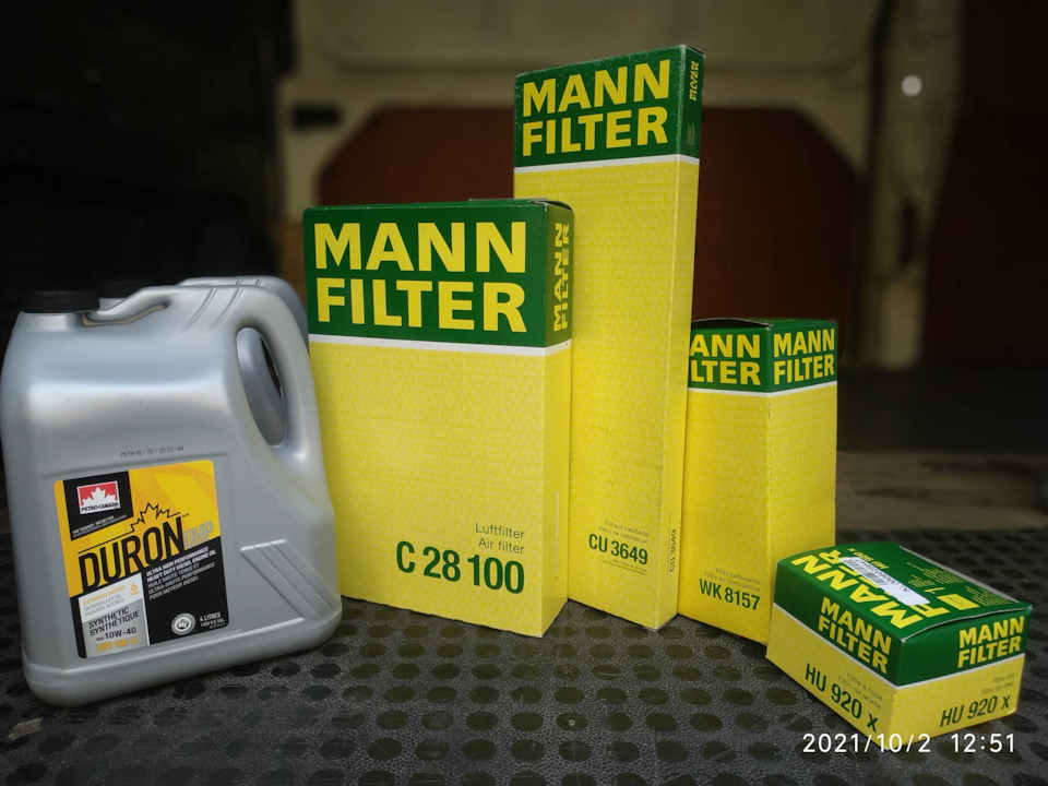 ТО Замена Масла И Фильтров 02.10.21 — Ford Transit (6G), 2,4 л, 2005 ...