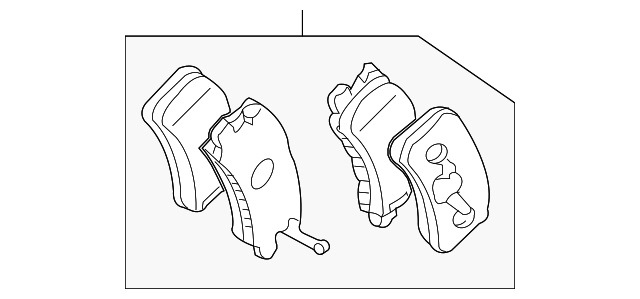 4605A487 Колодки тормозные Mitsubishi | Запчасти на DRIVE2