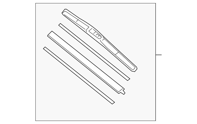 76620TP6A02 Щетка стеклоочистителя Masuma 26inch 650mm бескаркасная ...