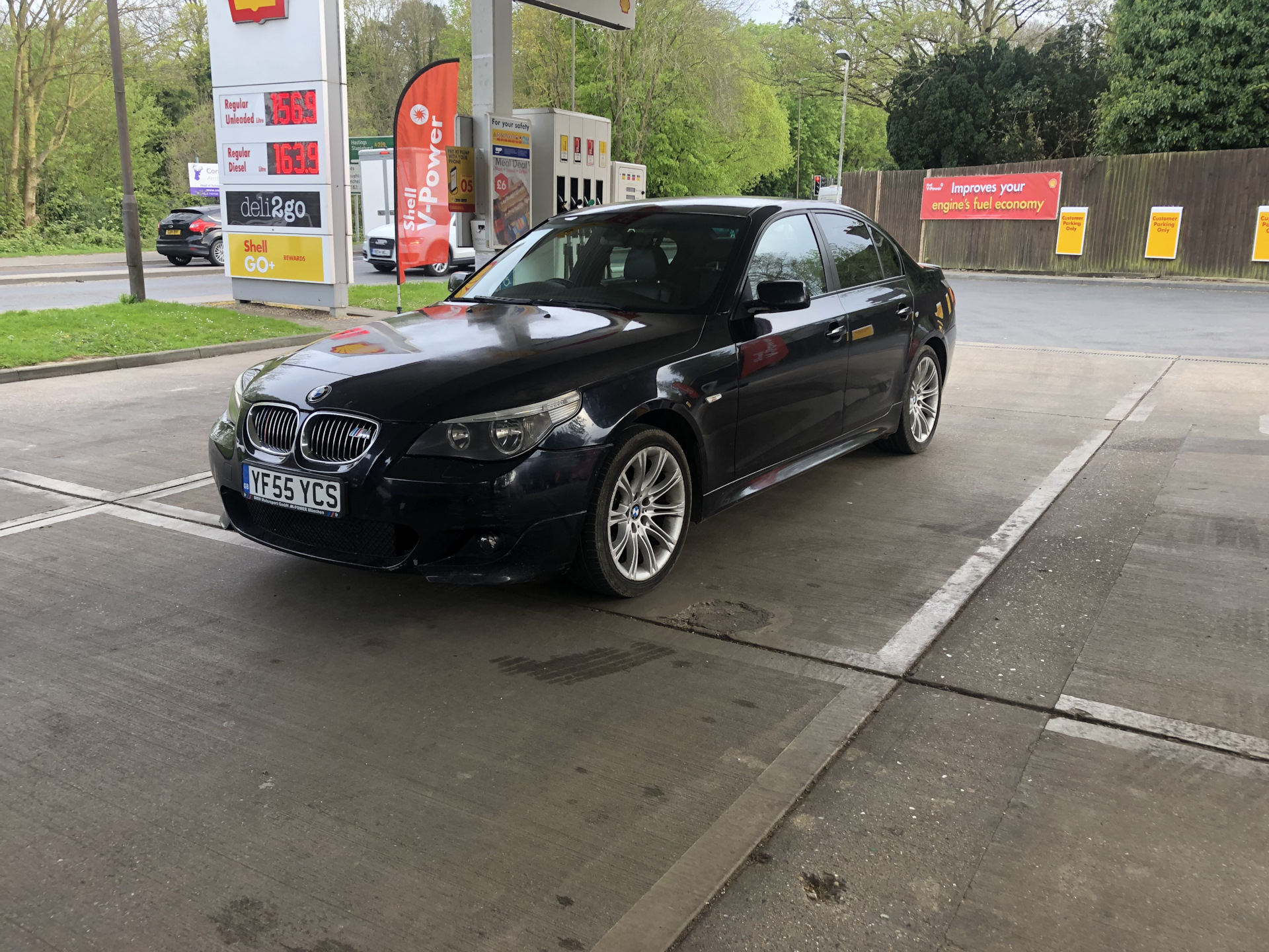 Заправка — BMW 5 series (E60), 2,5 л, 2005 года | видео | DRIVE2