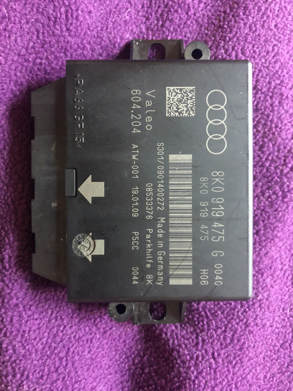 8K0919475 Блок управления парктроники Audi VAG | Запчасти на DRIVE2
