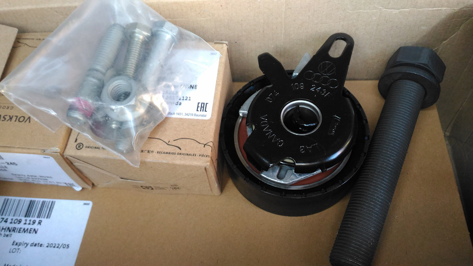 Замена ремней ГРМ — Volkswagen Transporter T4, 2,5 л, 2002 года | визит ...