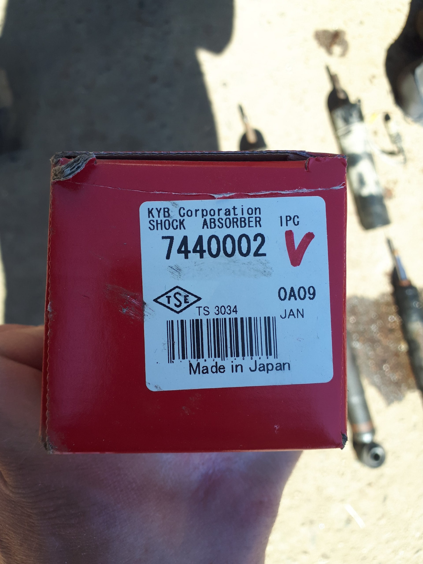 Новые амортизаторы TEMS — Toyota Land Cruiser Prado 120-series, 4 л ...