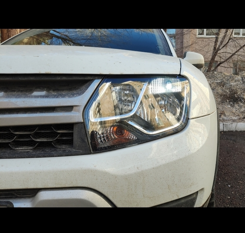 LED в дхо/габарит Дастер 2.0 рестайлинг. — Renault Duster (1G), 2 л ...