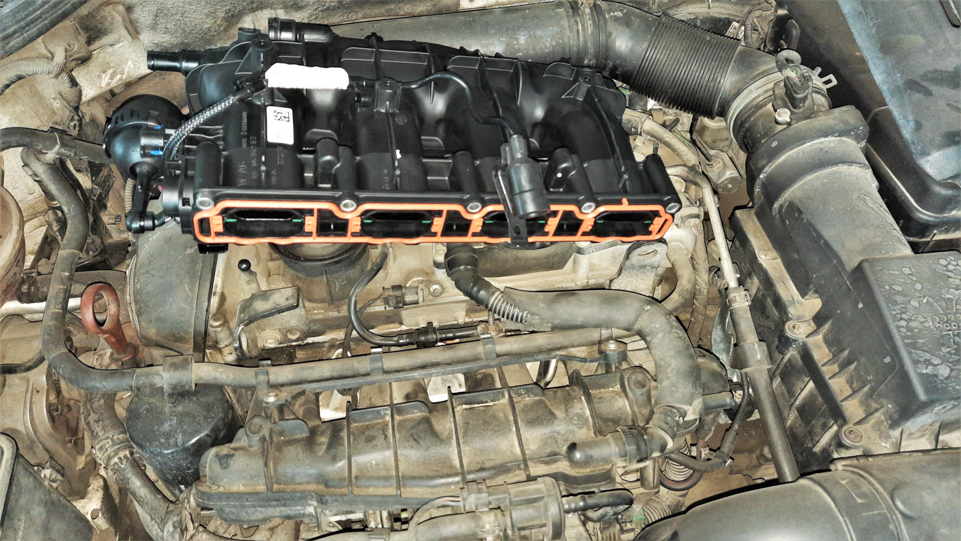 39. Борьба с ошибкой P2015. Часть 2 — замена впускного коллектора ...