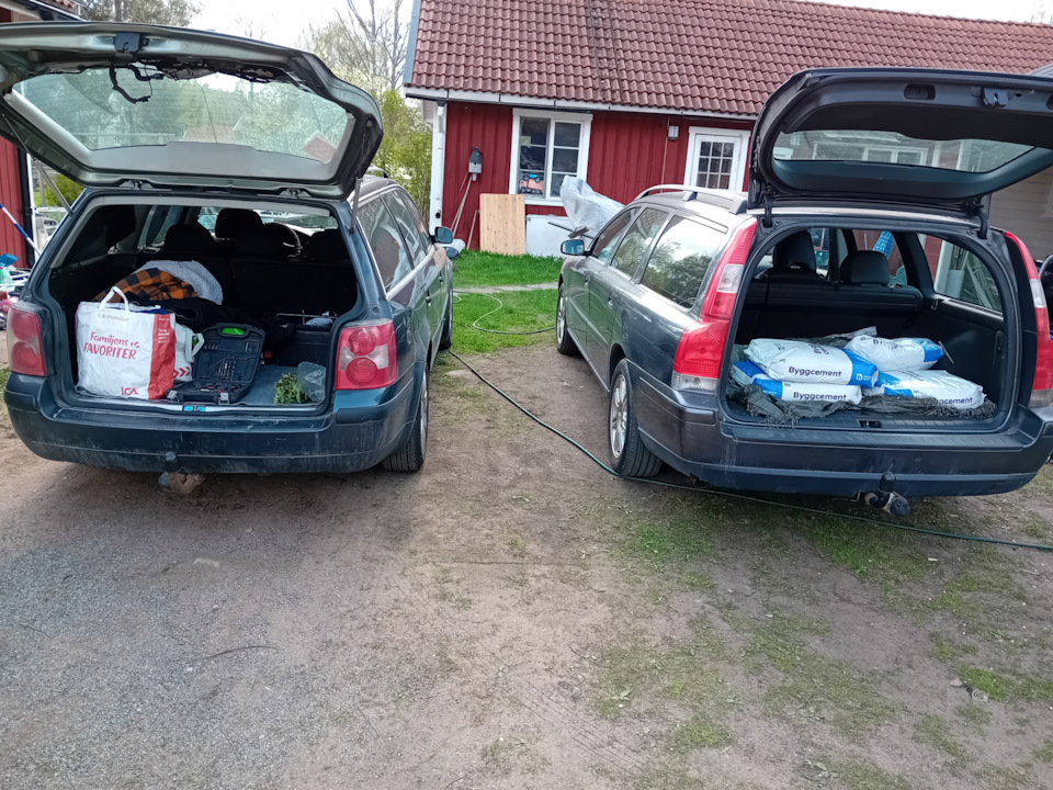 Разница в багажнике Volvo v70 и Passat variant — Volkswagen Passat ...