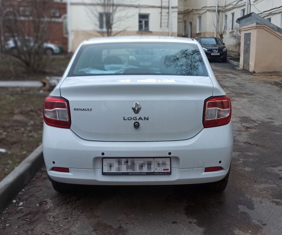 #6. Задние европейские фонари Renault — Renault Logan (2G), 1,6 л, 2016 ...