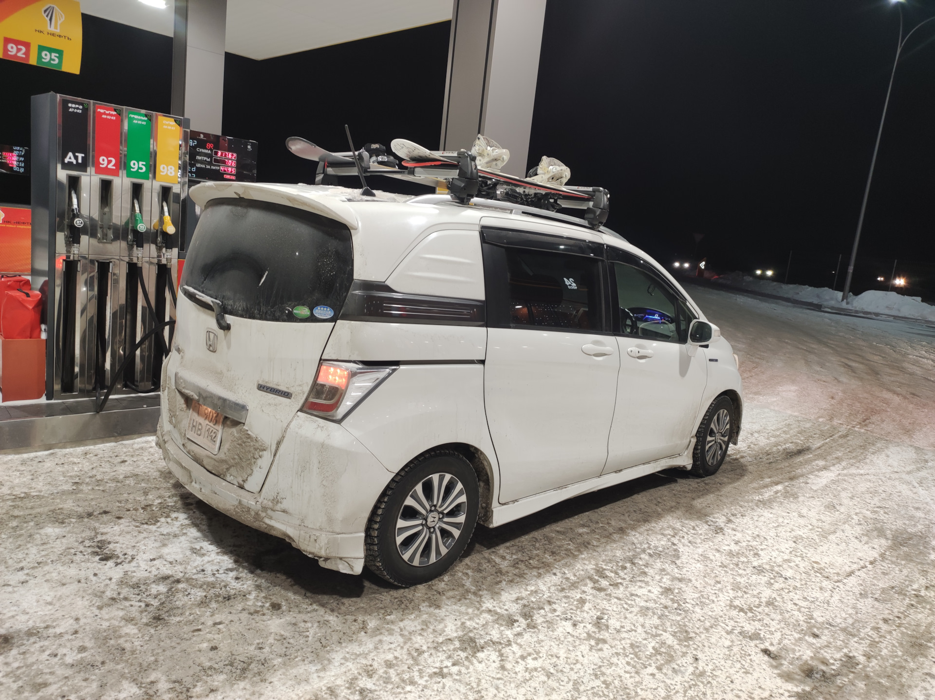 Поставил японский зимний багажник INNO — Honda Freed Spike, 1,5 л, 2012 ...