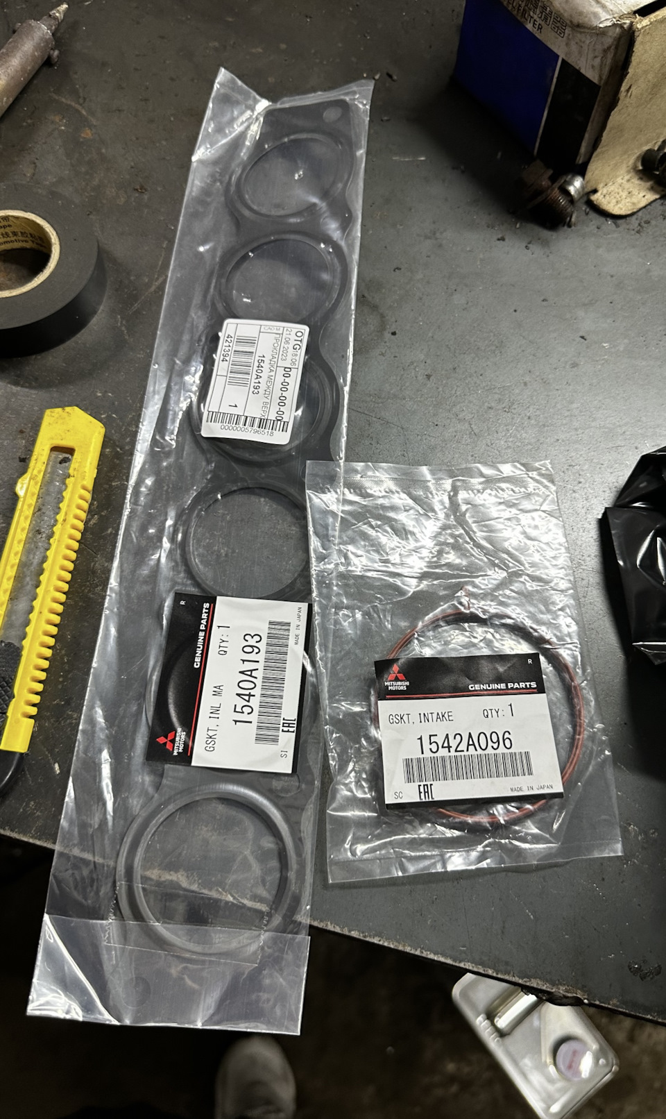 1540A193 Прокладка впускного коллектора Mitsubishi | Запчасти на DRIVE2