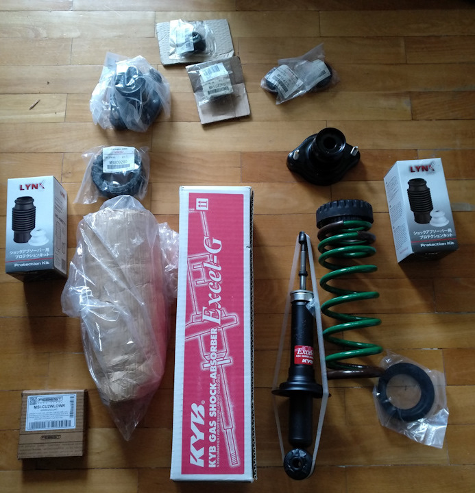 Амортизаторы Kayaba Excel-G и пружины Tein S-Tech Lowering Springs ...