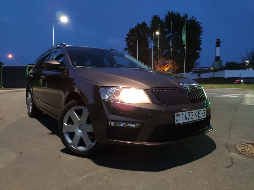 R18 на зиму. Avus-ы на Октавию а7 — Skoda Octavia Combi A7 Mk3, 1,8 л, 2016 года | колёсные ...
