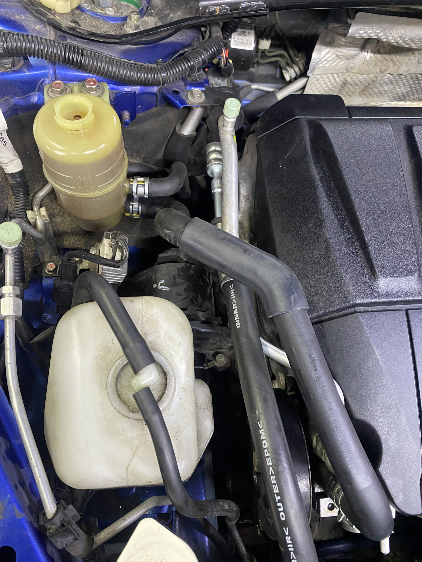 Шланг Гур замена 368 т.км — Mitsubishi Lancer X, 2 л, 2008 года | визит ...