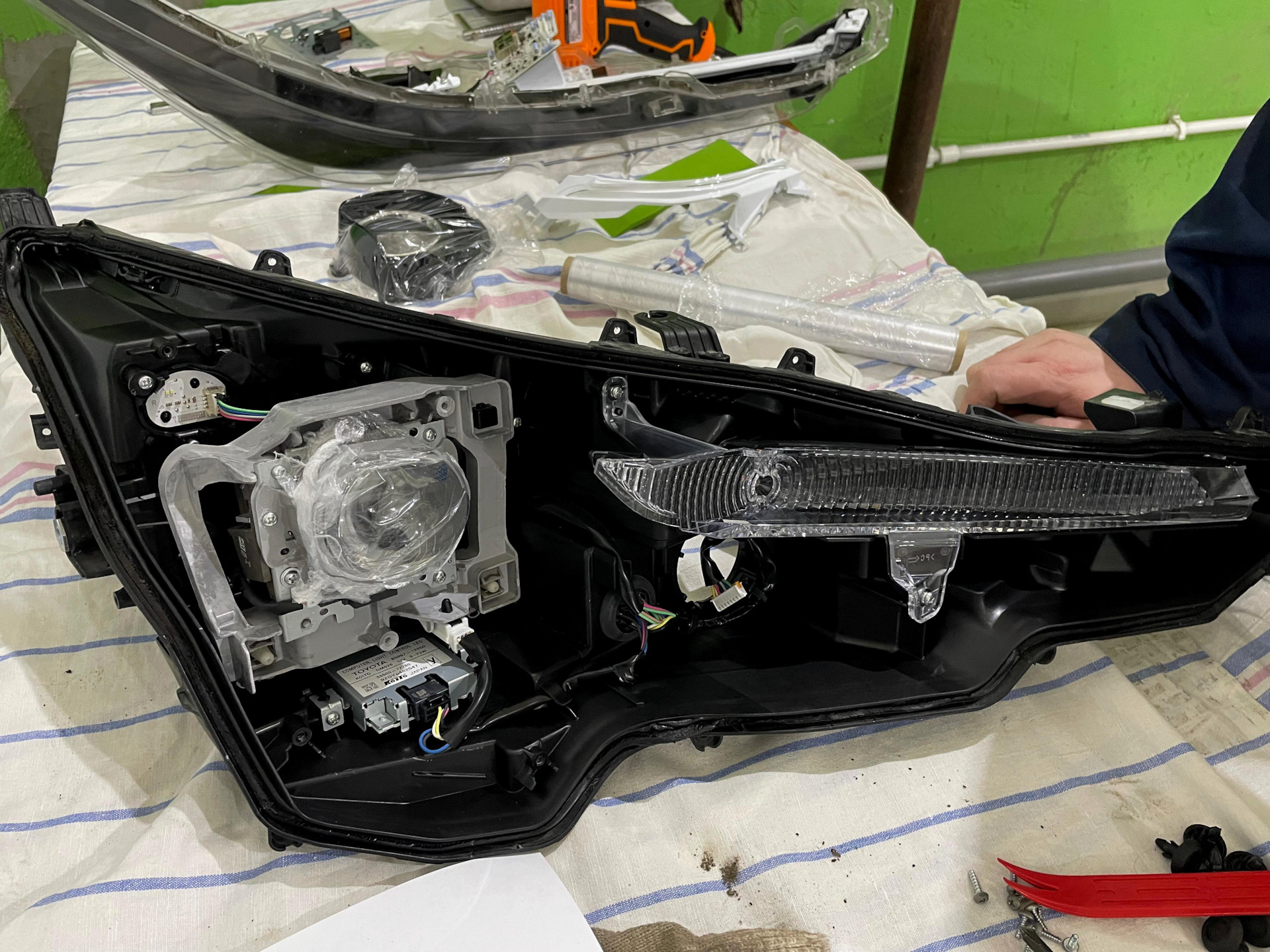 Про фары или переделка головного LED света под ЕВРО-свет — Toyota ...