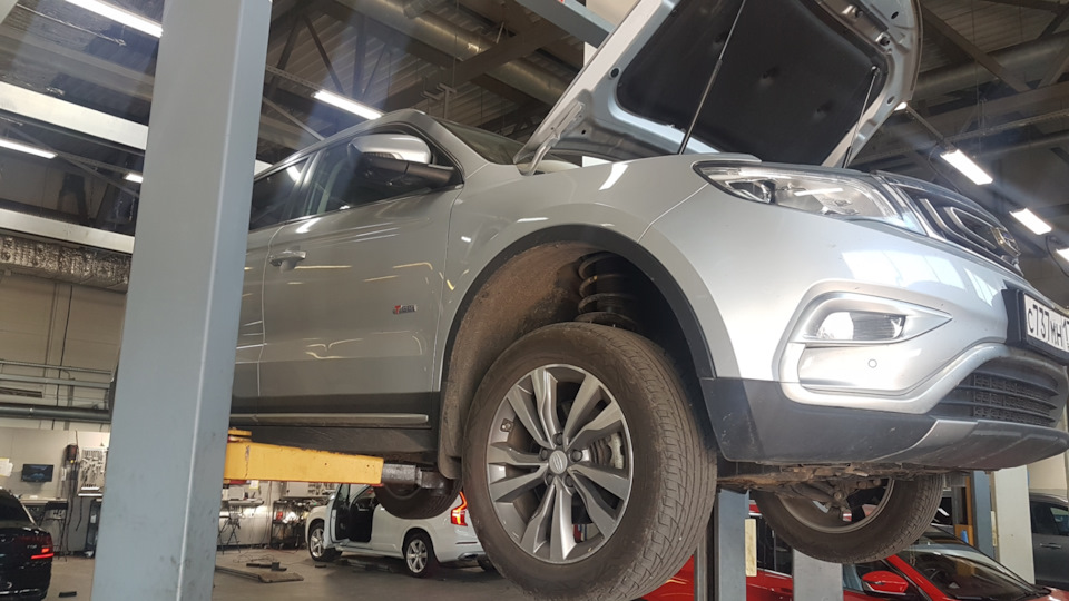 ТО-3 + замена трубок с бензонасосом — Geely Atlas (1G), 1,8 л, 2018 ...