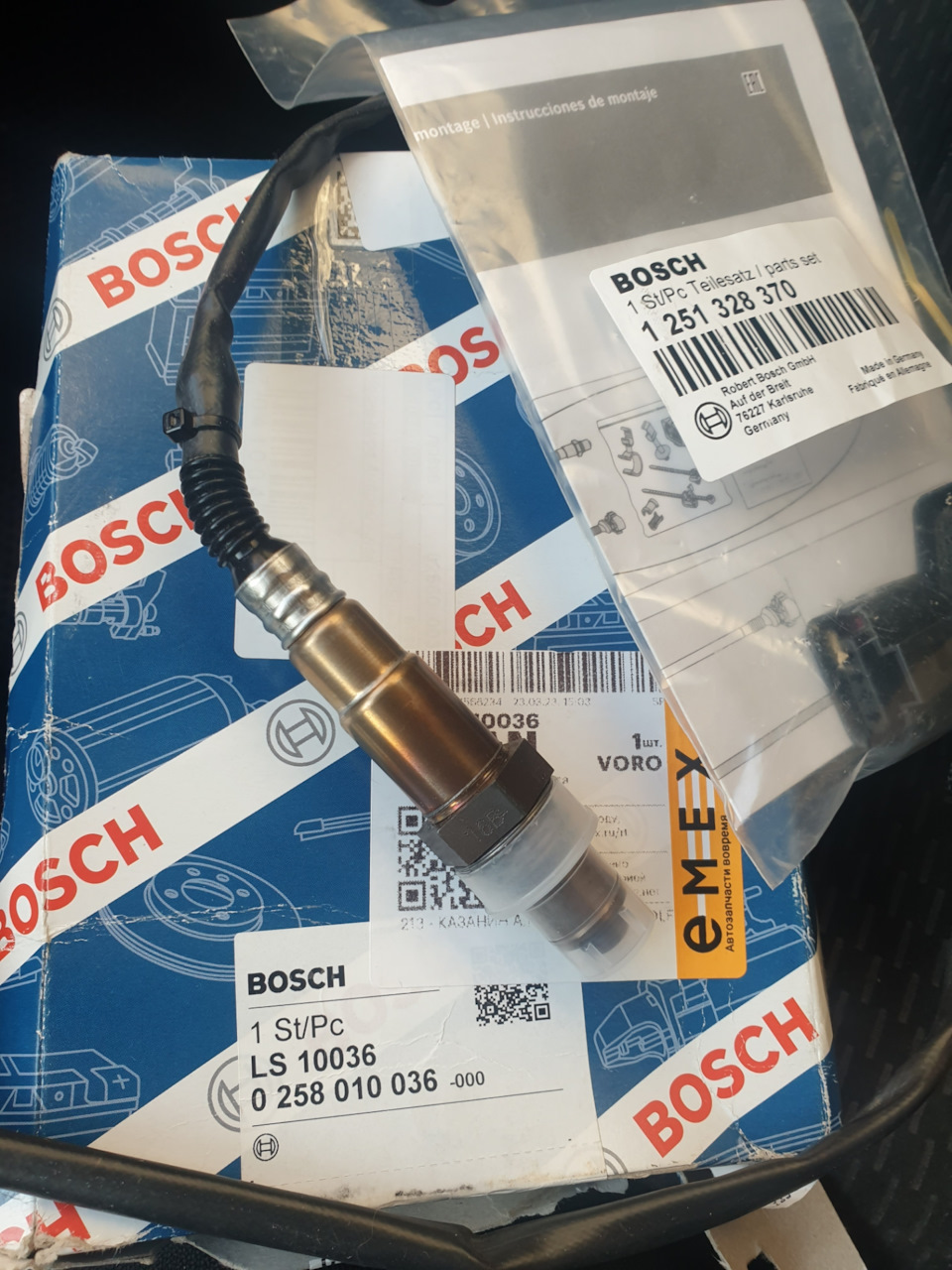 0258010036 ЛЯМБДА-ЗОНД BOSCH | Запчасти на DRIVE2