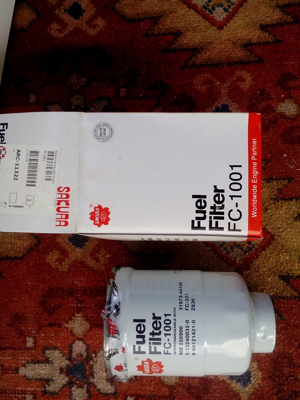 FC1001 Топливный фильтр SAKURA | Запчасти на DRIVE2