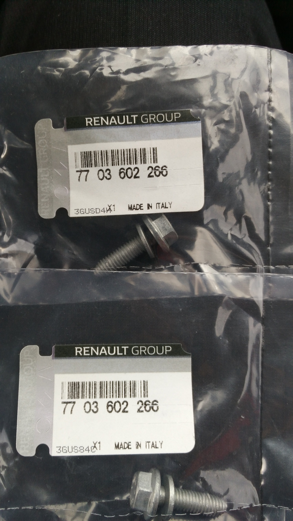 7703602266 Болт m6-22 с шайбой RENAULT | Запчасти на DRIVE2