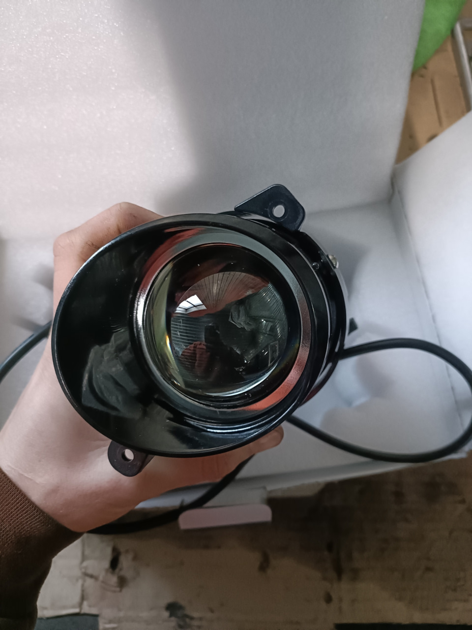 Установка Bi-Led птф — Lada Калина Универсал (2G), 1,6 л, 2014 года ...