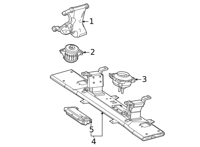 A1662401318 Опора двигателя Mercedes | Запчасти на DRIVE2