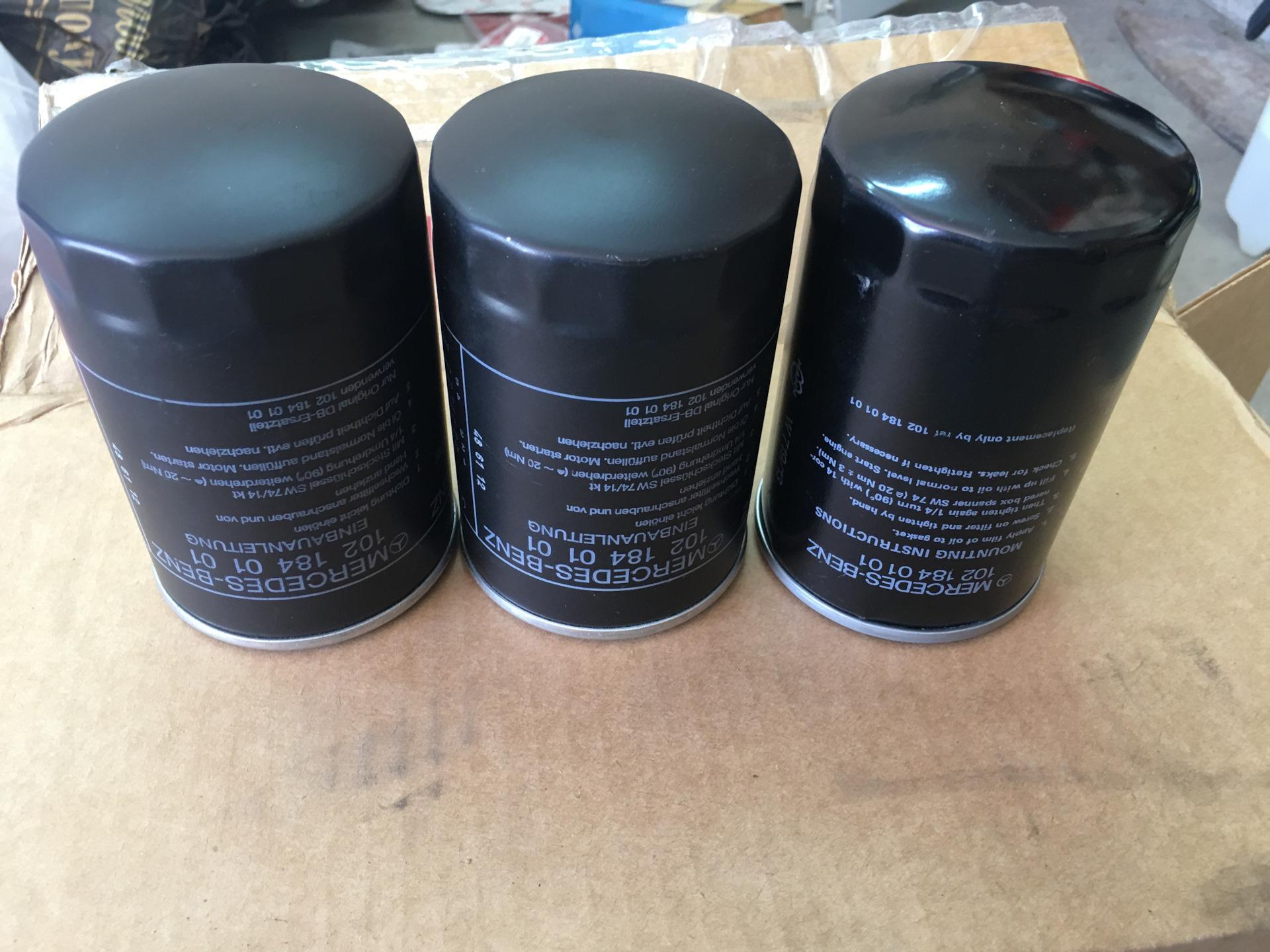 Восстановление М102. Оригинальный масляный фильтр — Mercedes-Benz 190 ...