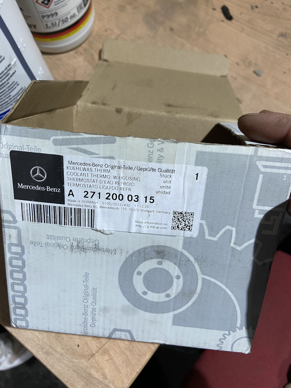 A2712000315 Термостат системы охлаждения. Mercedes | Запчасти на DRIVE2