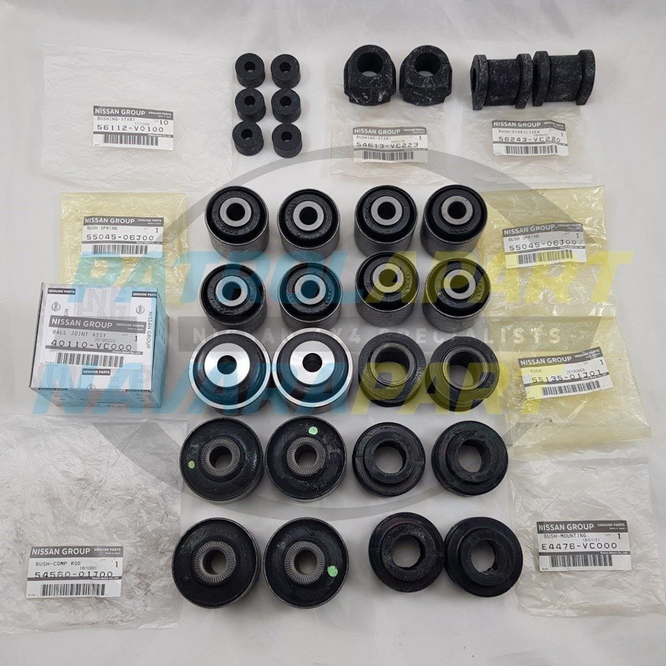 Сайленты и втулки подвески Патруля Y61 рестайлинг — Nissan Patrol GR II ...