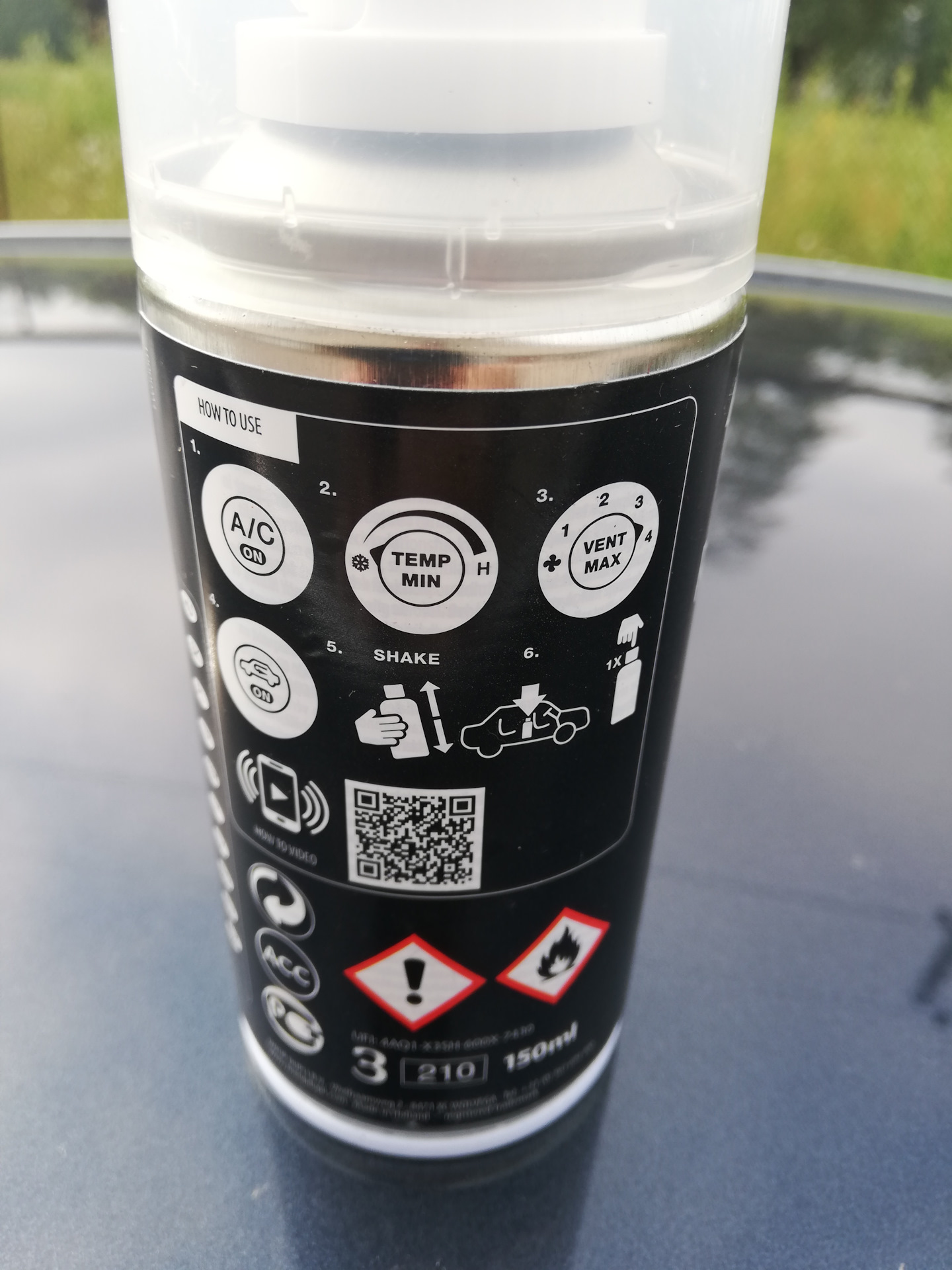 Заменил фильтр салона и обработал освежителем Motip AIRCO REFRESHER ...