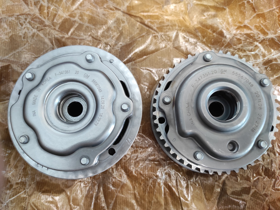 Пришли шестерни распредвала (фазорегуляторы) z18xer — Opel Astra H, 1,8 ...