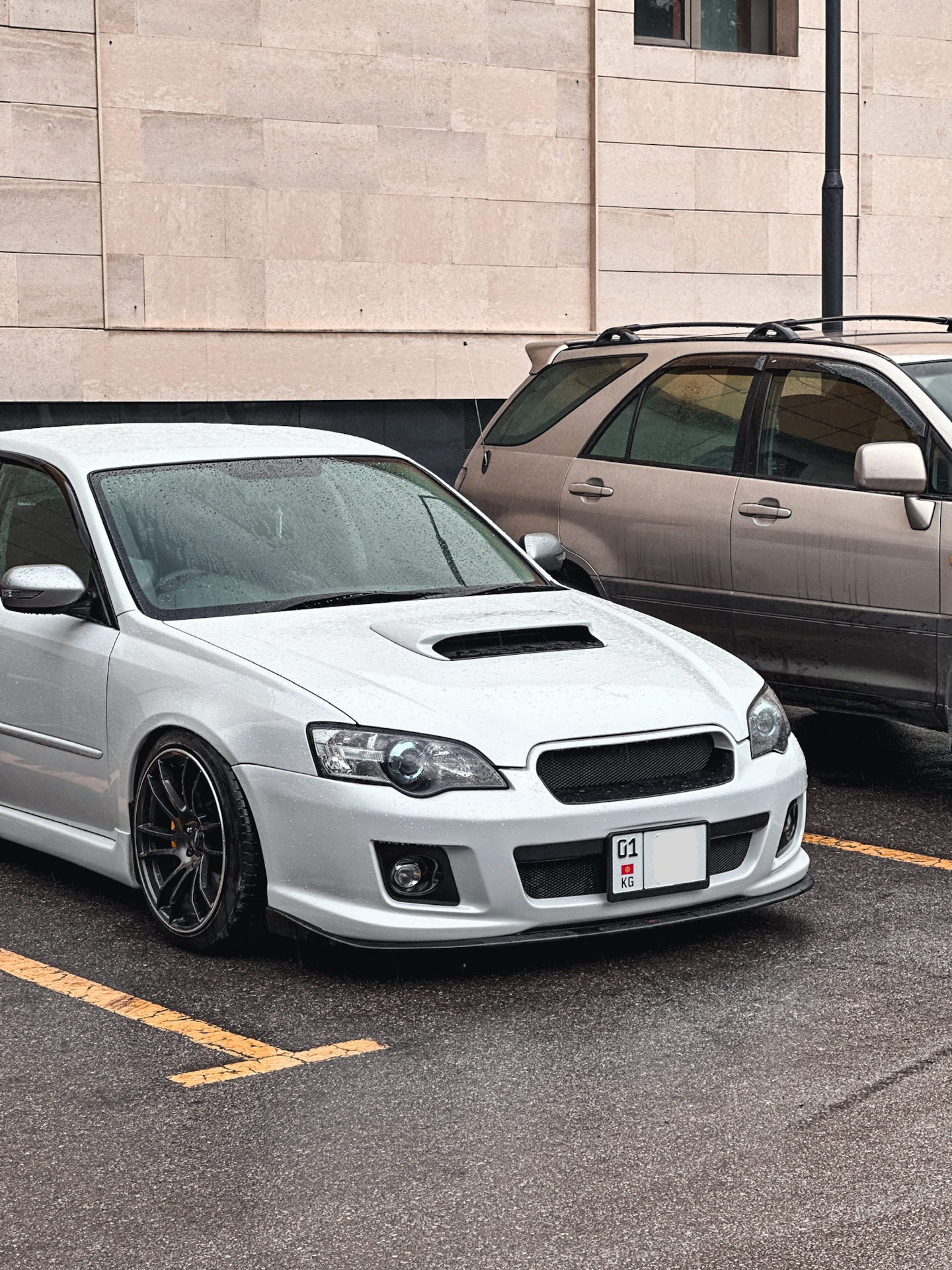 CyberR hood scoop — Subaru Legacy (BL/BP), 2 л, 2004 года | стайлинг ...