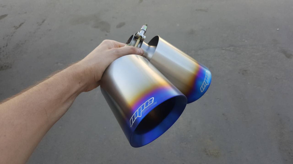 Симметрия выхлопа на TDI. — Audi A4 (B9), 2 л, 2018 года | стайлинг ...