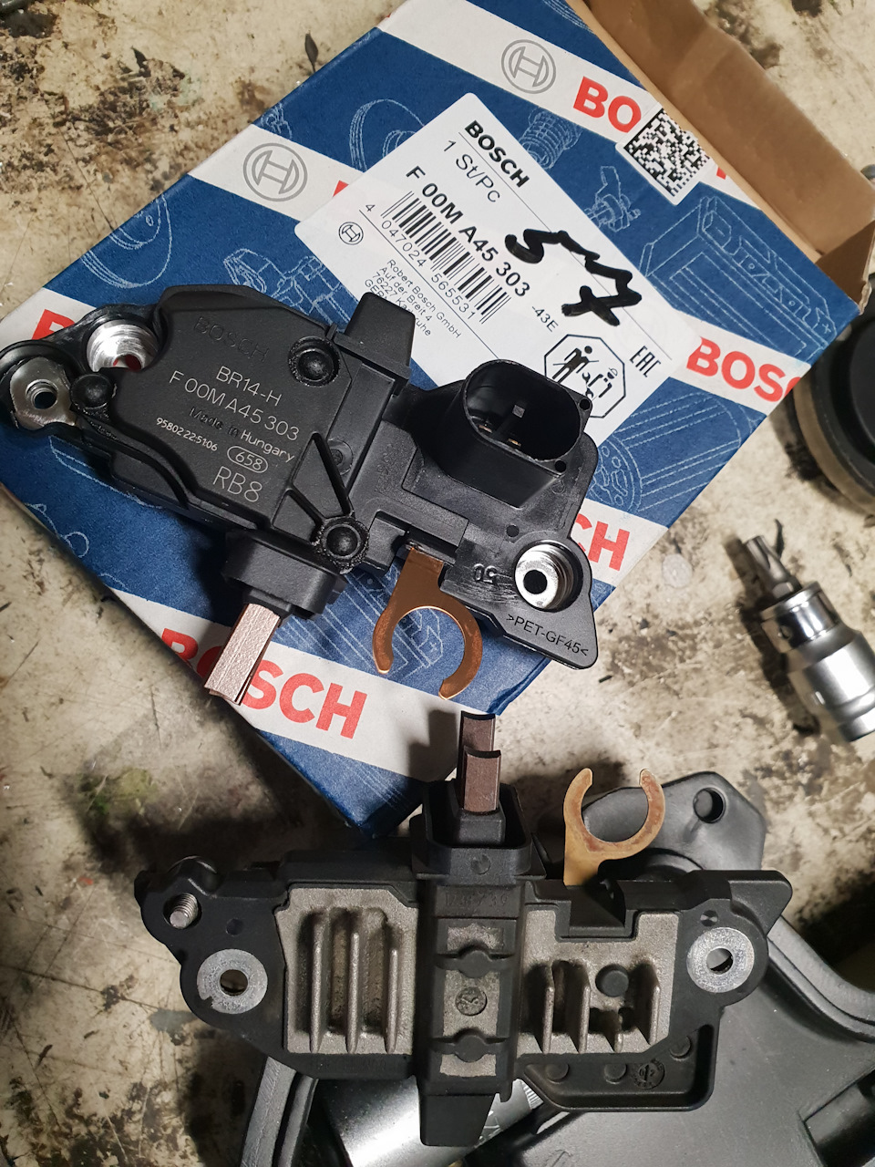 F00MA45303 РЕГУЛЯТОР ГЕНЕРАТОРА BOSCH | Запчасти на DRIVE2