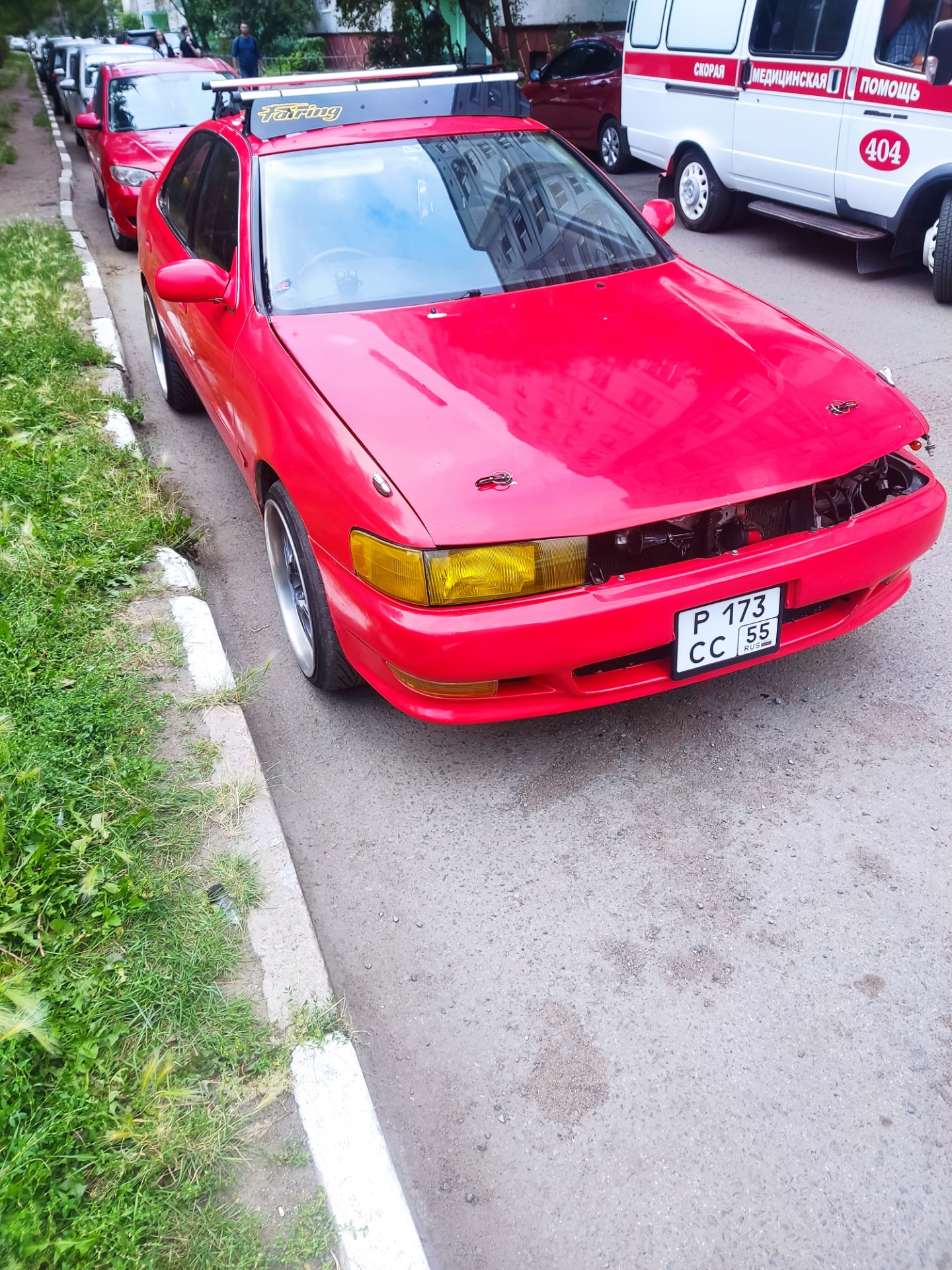 Желтые фары — Toyota Cresta (90), 2 л, 1992 года | стайлинг | DRIVE2