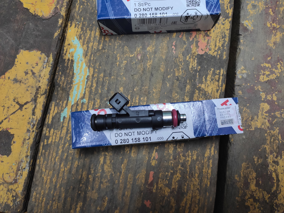 0280158101 Форсунка бензиновая BOSCH | Запчасти на DRIVE2