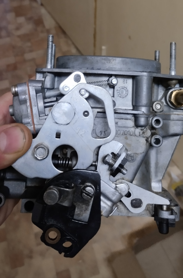 Карбюратор солекс гибрид 21073-21041-10 на Audi 80 (B3). Б/у | 4 000 ...