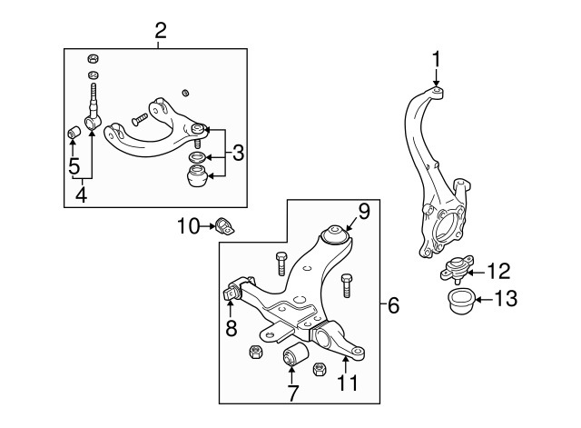 5441038000 Рычаг подвески KIA HYUNDAI | Запчасти на DRIVE2