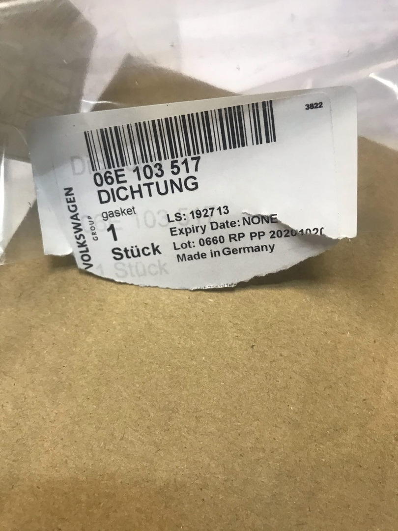 Прокладка маслоотделителя — Audi A6 (C7), 2,8 л, 2011 года | запчасти ...