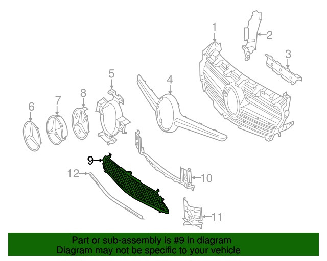 A1178852122 Накладка бампера Mercedes | Запчасти на DRIVE2