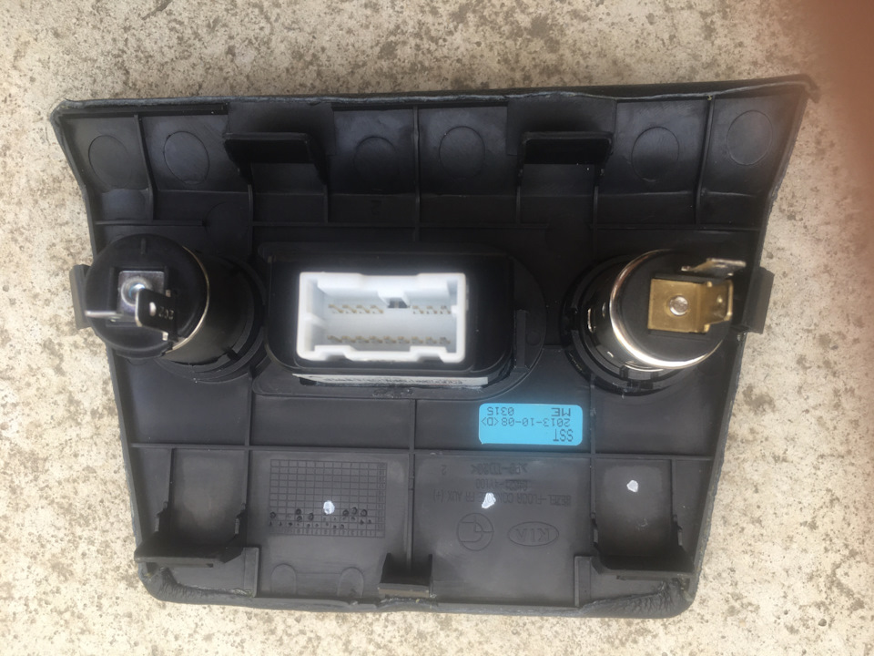 Блок USB/AUX KIA RIO 3 — KIA Rio (3G), 1,4 л, 2012 года | своими руками ...
