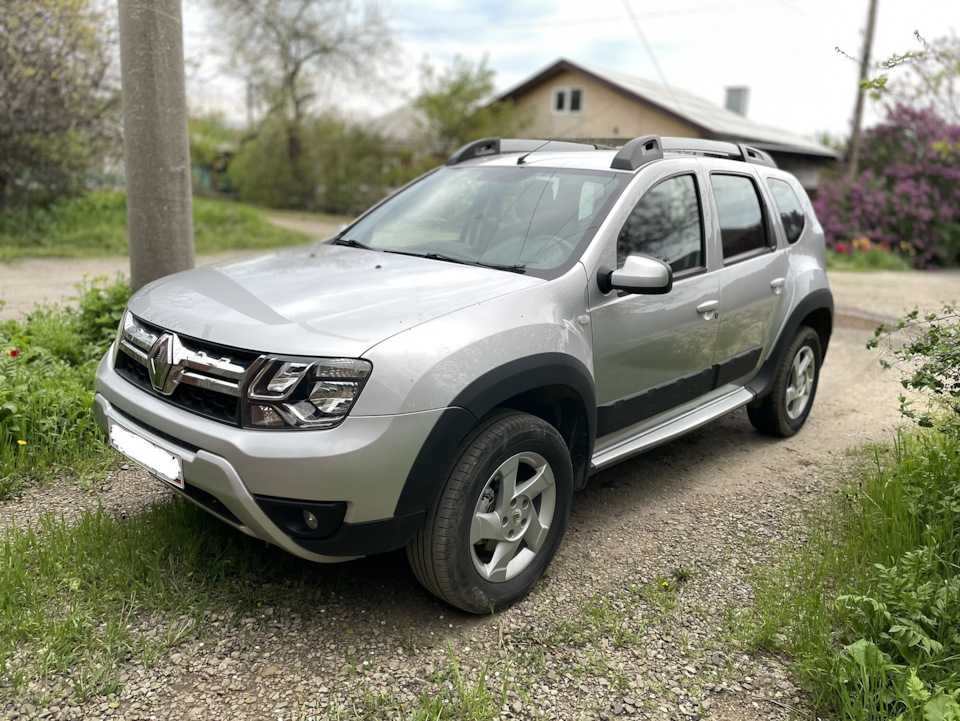 Накладки на арки и двери — Renault Duster (1G), 2 л, 2015 года ...