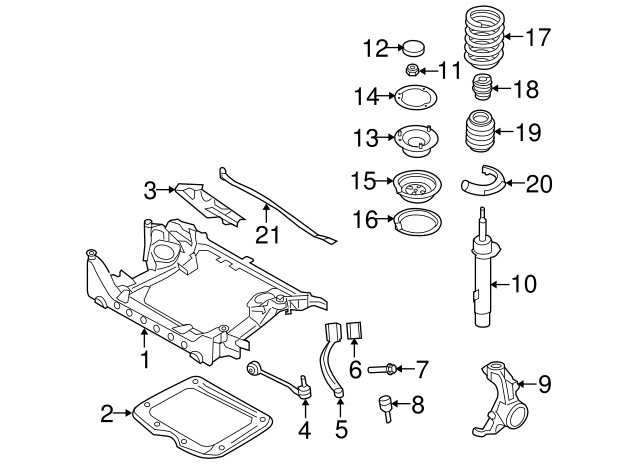 31316773255 Амортизационная стойка Л Пд BMW | Запчасти на DRIVE2