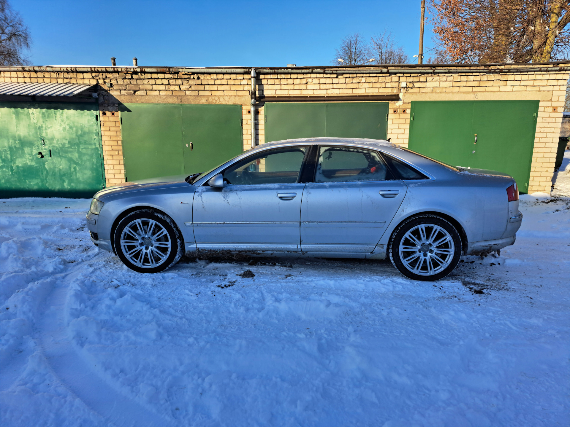 Вернулся с зимнего 18 комплекта на 20 колеса. — Audi A8 (D3), 4 л, 2003 ...
