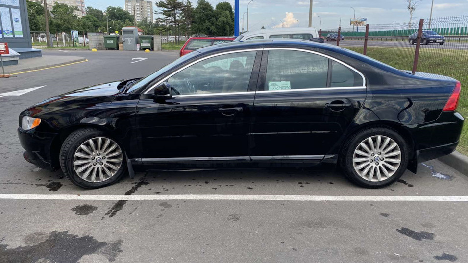 43. Хромированные молдинги дверей — Volvo S80 (2G), 1,6 л, 2013 года ...