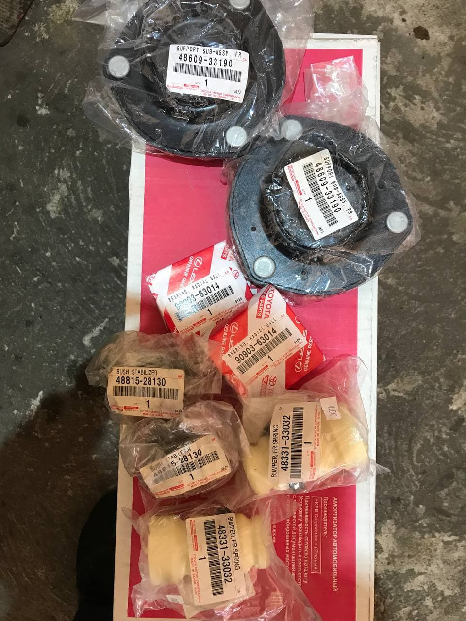 Замена передних стоек, пружин, опор. — Lexus ES (XV40), 3,5 л, 2008 ...