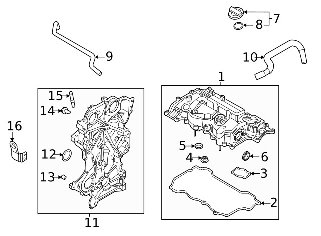 214212M000 Сальник коленвала передний KIA HYUNDAI | Запчасти на DRIVE2