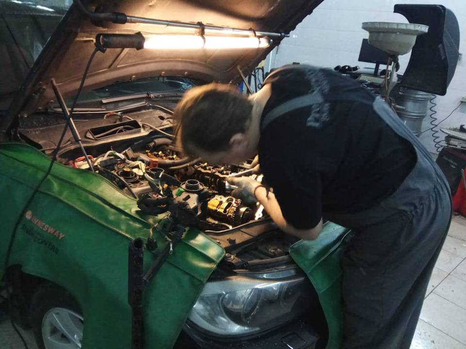 Переборка ГБЦ на BMW E90 двигатель N52K — Автосервис BMW на DRIVE2