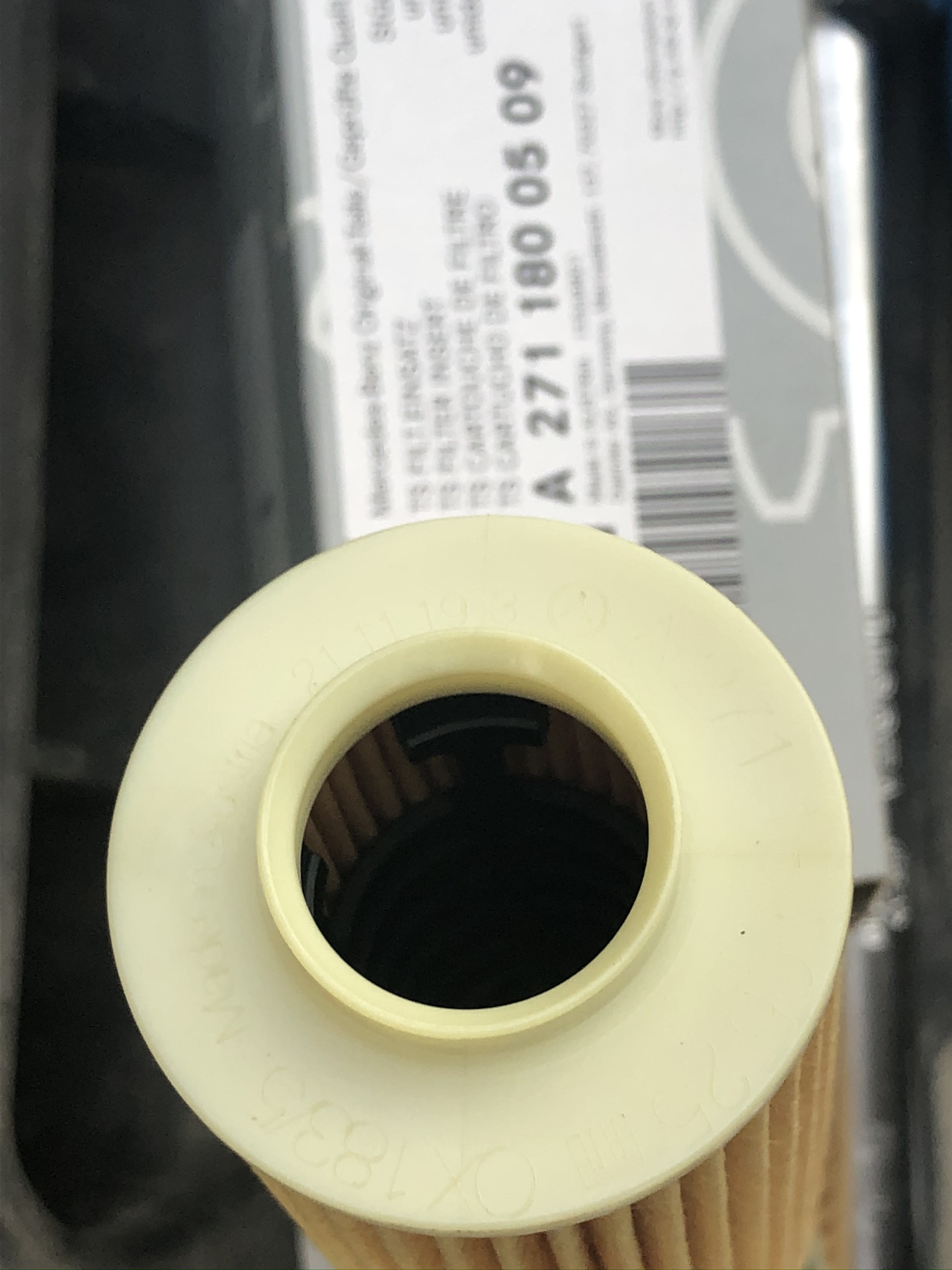 Замена масла (m271) — Mercedes-Benz C-Class (W204), 1,8 л, 2010 года ...