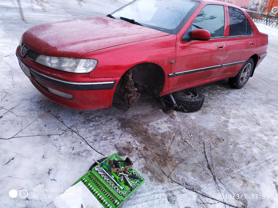 Тормозные диски — Peugeot 406, 1,8 л, 2004 года | запчасти | DRIVE2